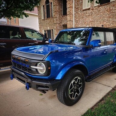 Installed color match grill letters from UPR products | Bronco6G - 2021 ...